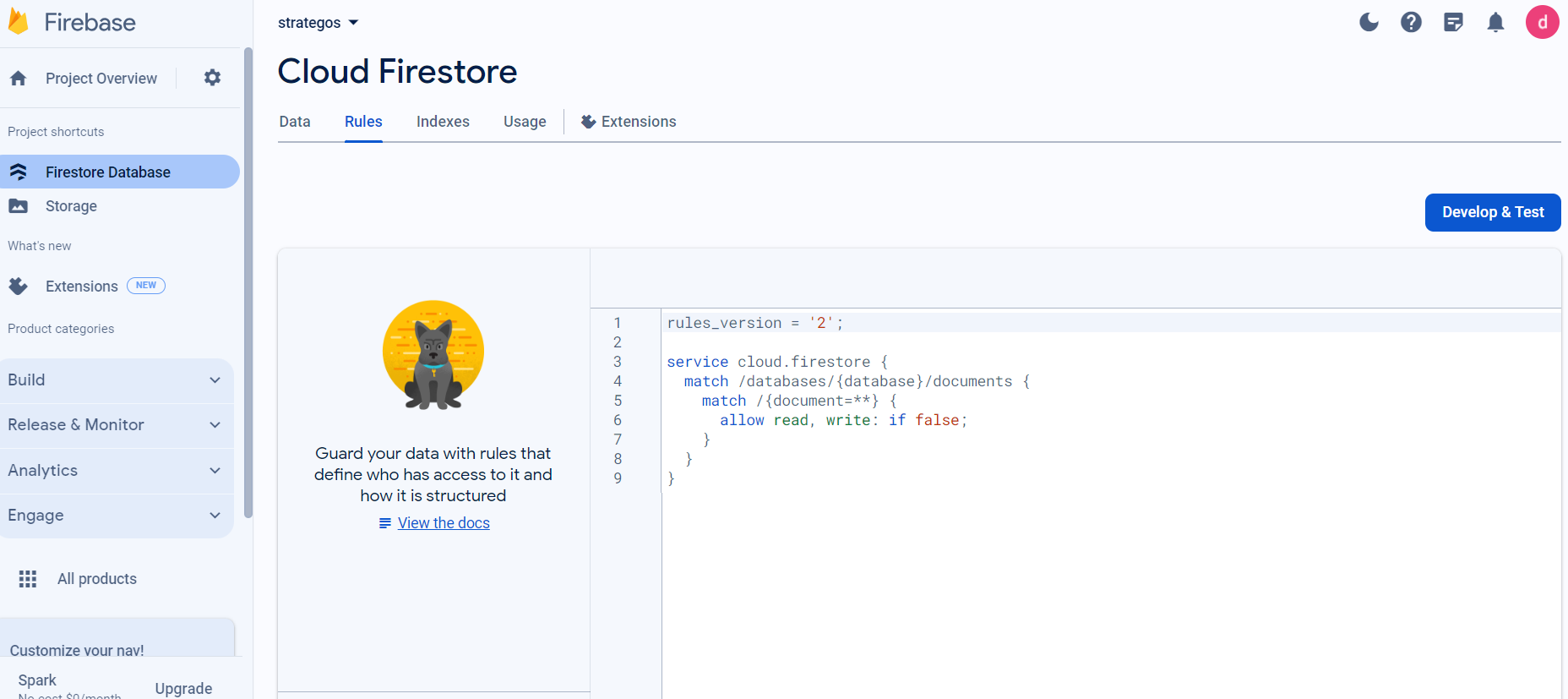 Crear proyecto y base de datos en firebase – ISAAC FIGUEROA
